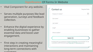 Mastering XM Cloud Forms: Configuration, Design, Webhooks, and Conditional Logic | PPTX