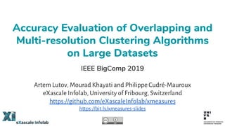 Xmeasures - Accuracy evaluation of overlapping and multi-resolution clustering algorithms on ...