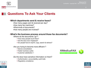 XMediusFax Over IP Network Fax Server | PPT