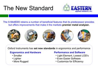 Innovation in Handheld XRF for Metals Analysis; Oxford Instruments X-Met8000 | PDF | Technology ...