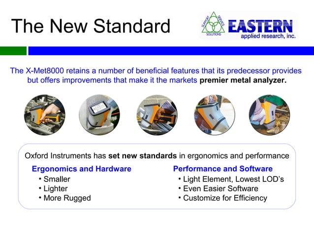 Innovation in Handheld XRF for Metals Analysis; Oxford Instruments X ...