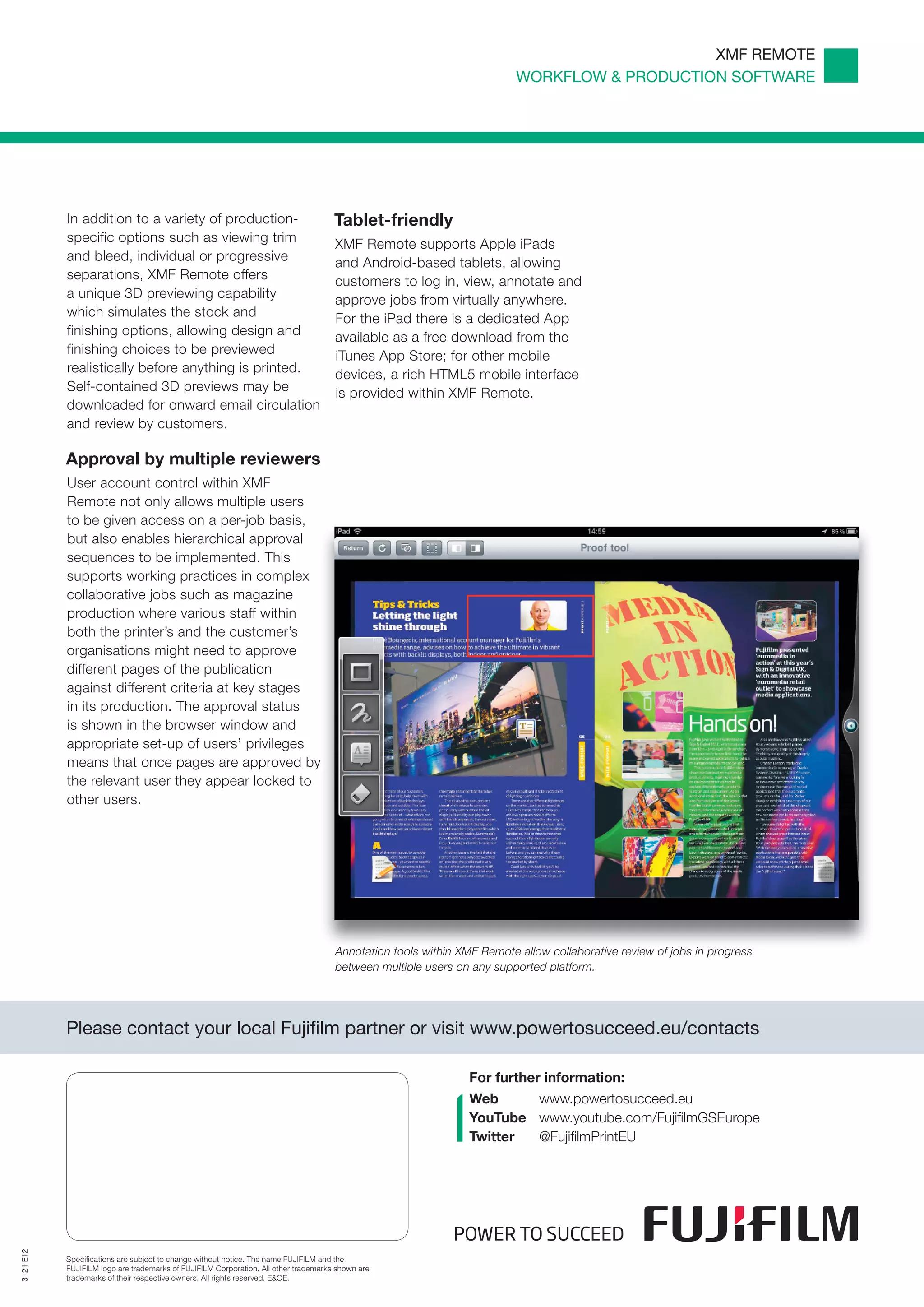 FUJIFILM XMF Remote product brochure | PDF