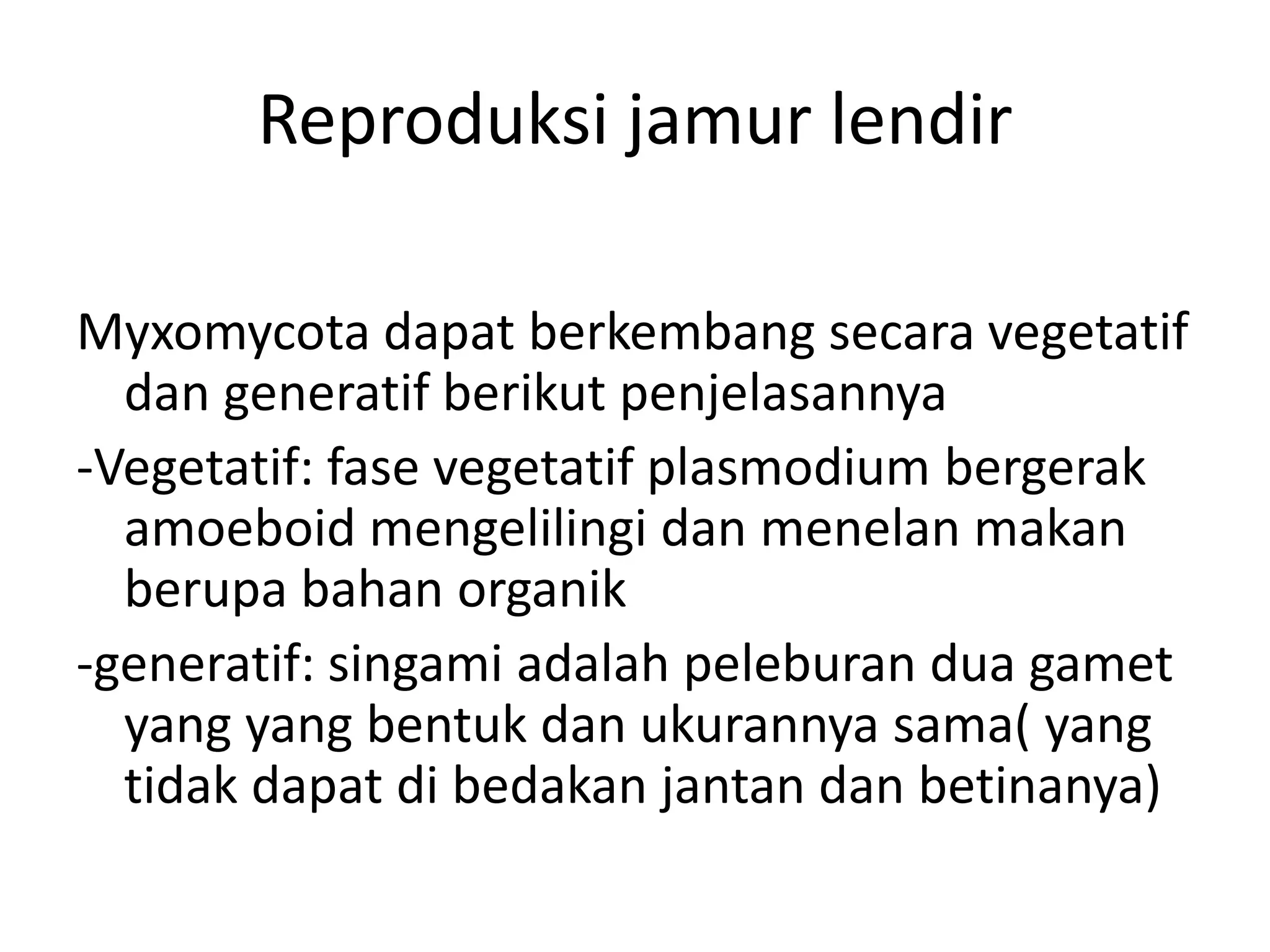 Xmia13 jamur lendir | PPT