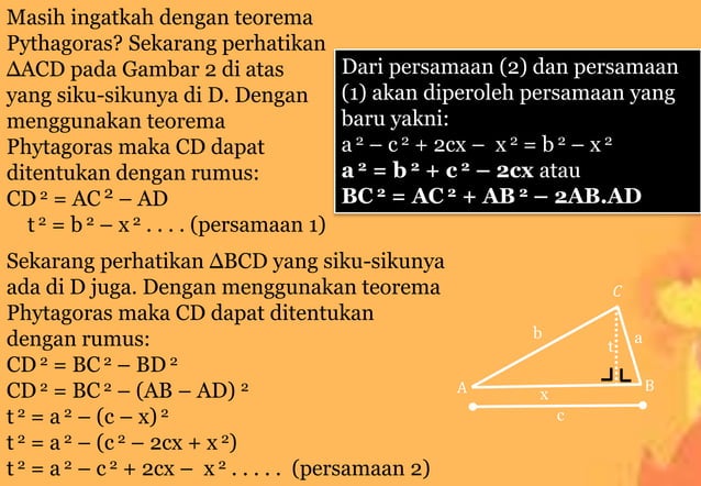 Dalil Proyeksi | PPT