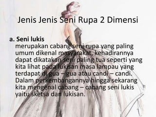 Jenis, Simbol, dan Nilai Estetika Dua Dimensi dan Tiga Dimensi | PPTX