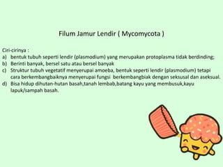 Xmia4 jamur lendir | PPTX