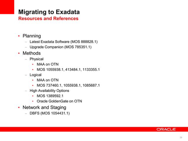 Exadata Maa Best Practices Ppt