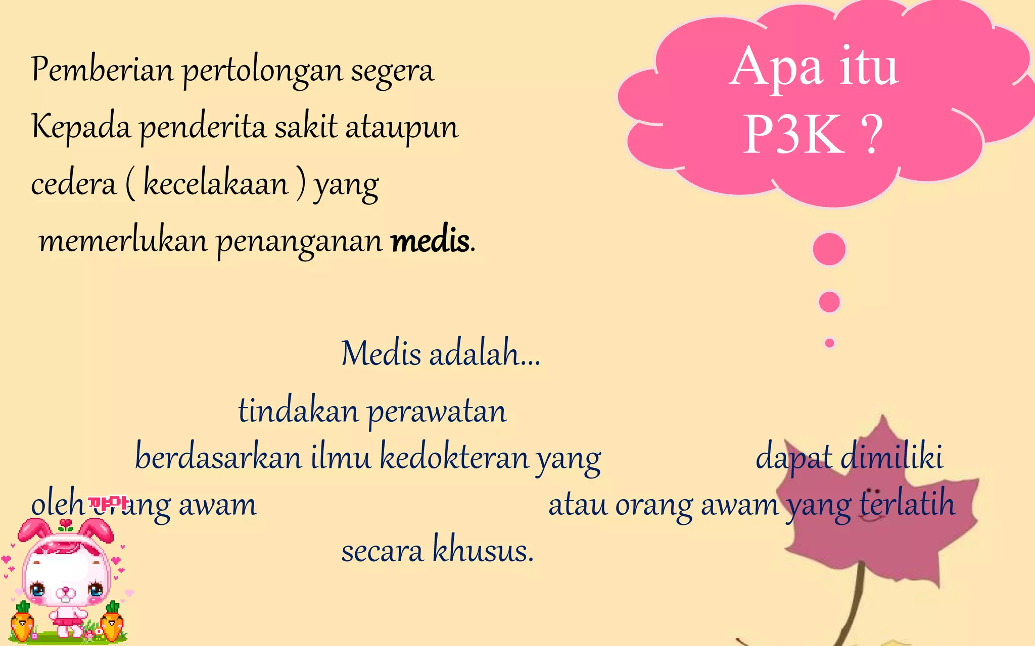 presentasi p3k dan simbol simbol bahan kimia | PPTX