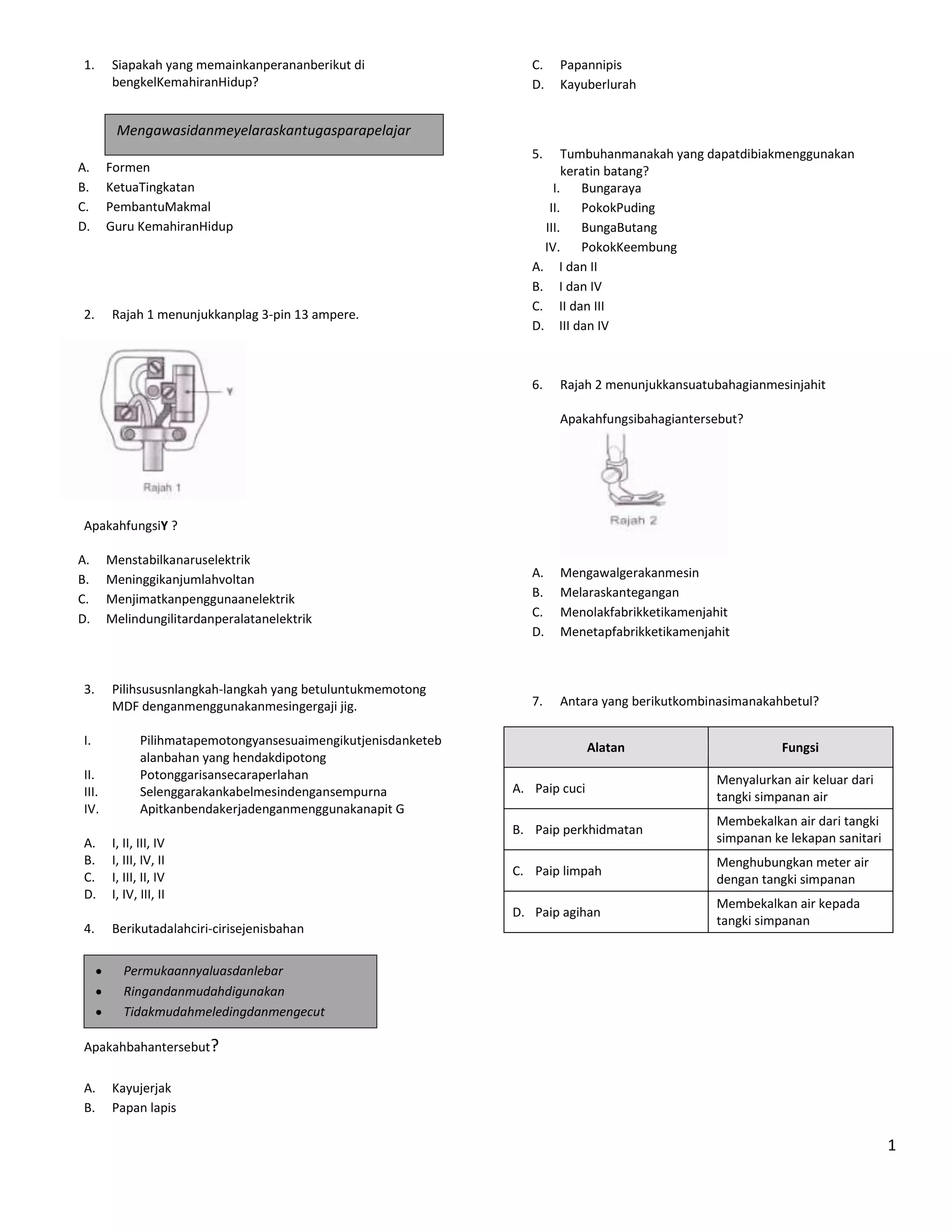 Peperiksaan Akhir KHB ting2(pk) | PDF