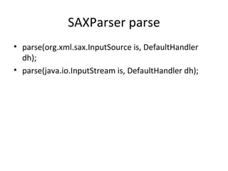JSR 172: XML Parsing in MIDP | PPT