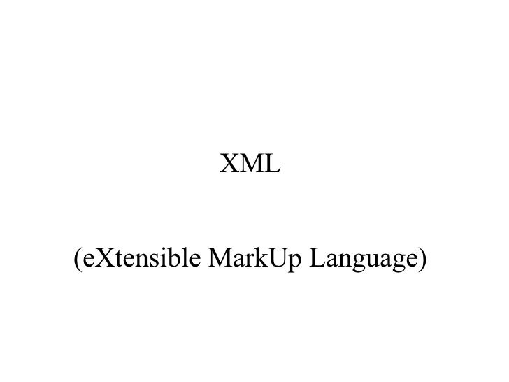 Xml