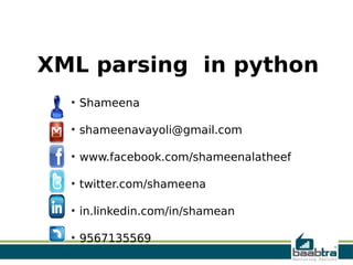 Xml passing in python | PDF | Web Development | Internet