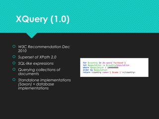 XML - State of the Art | PPT