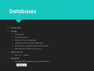 XML - State of the Art | PPT