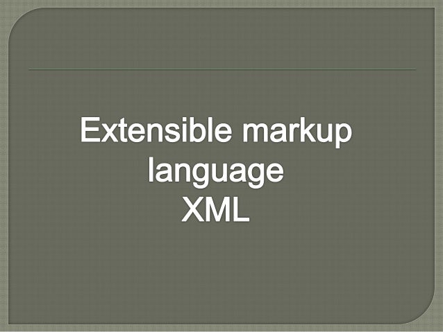 Xml