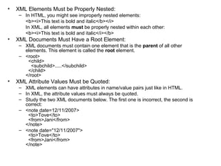 Xml and DTD's | PPT