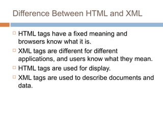 Xml | PPT