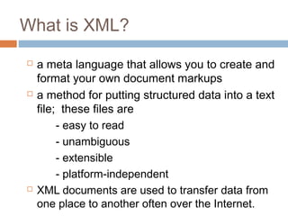 Xml | PPT
