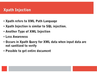 Hands-On XML Attacks | PPT