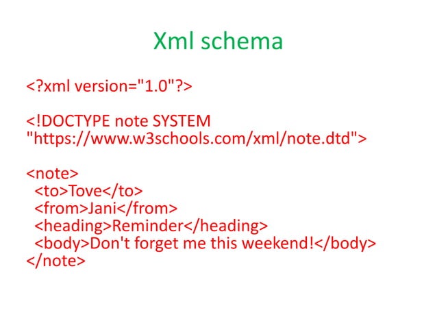 Xml | PPT
