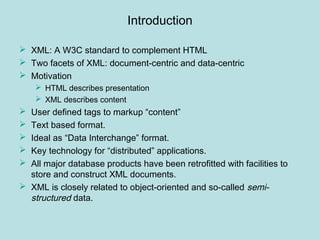 Xml basics concepts | PPT