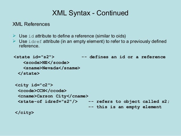 Xml Basics Concepts