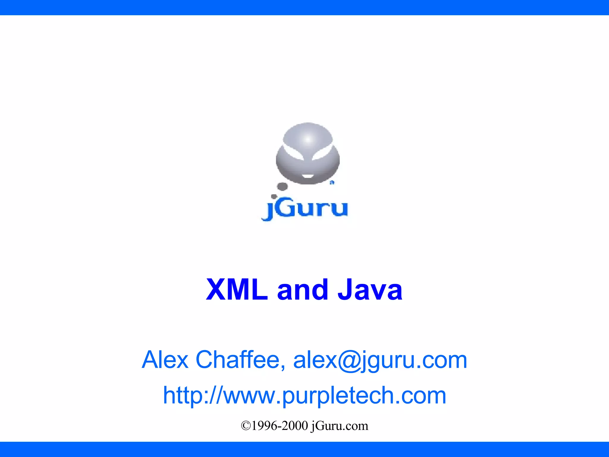 Xml Java Ppt 0555