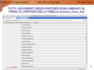 XML-RPC vs Psycopg2 | ODP