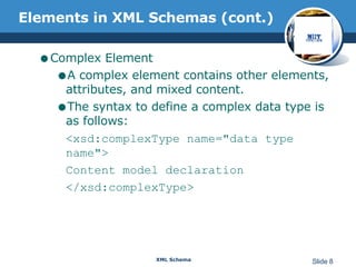 XML Schema | PPT