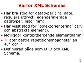 XML Schemas | PPT | Web Development | Internet