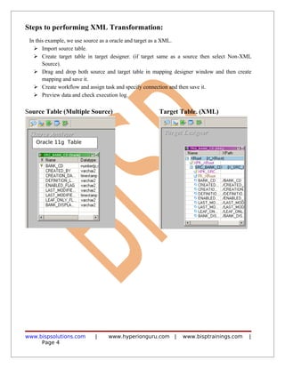 Xml transformation-doc | PDF