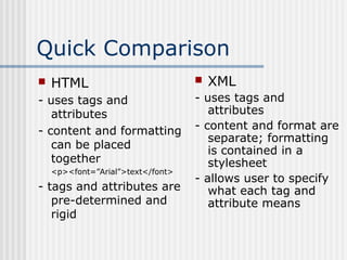 Xml Presentation-3 | PPT