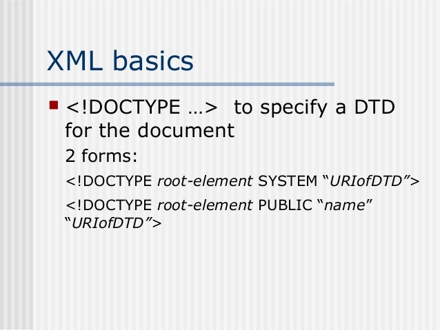 Xml Presentation-3