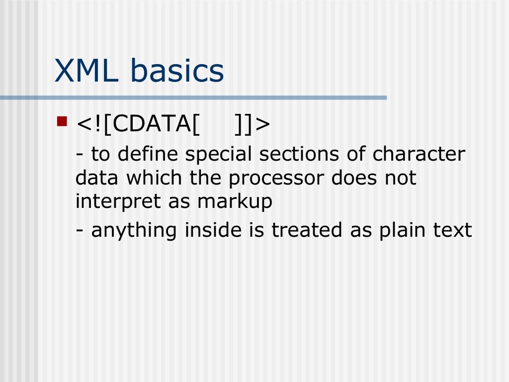 Xml Presentation-3