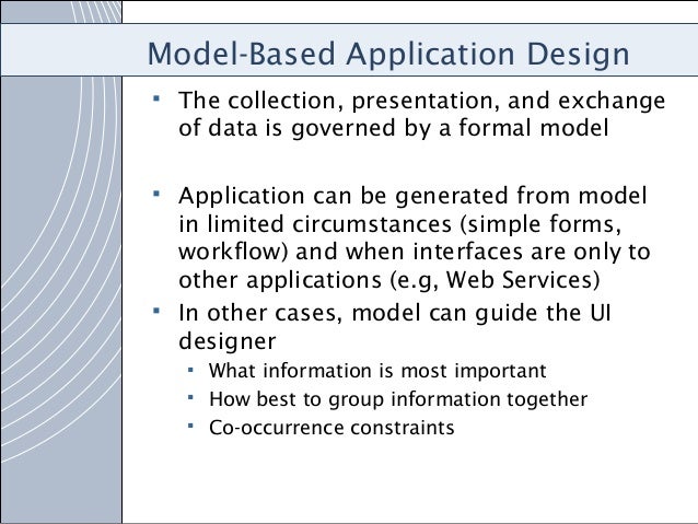 Model-driven Application Design for a Campus Calendar Network