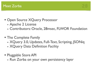 Scalable XQuery Processing with Zorba on top of MongoDB | PDF