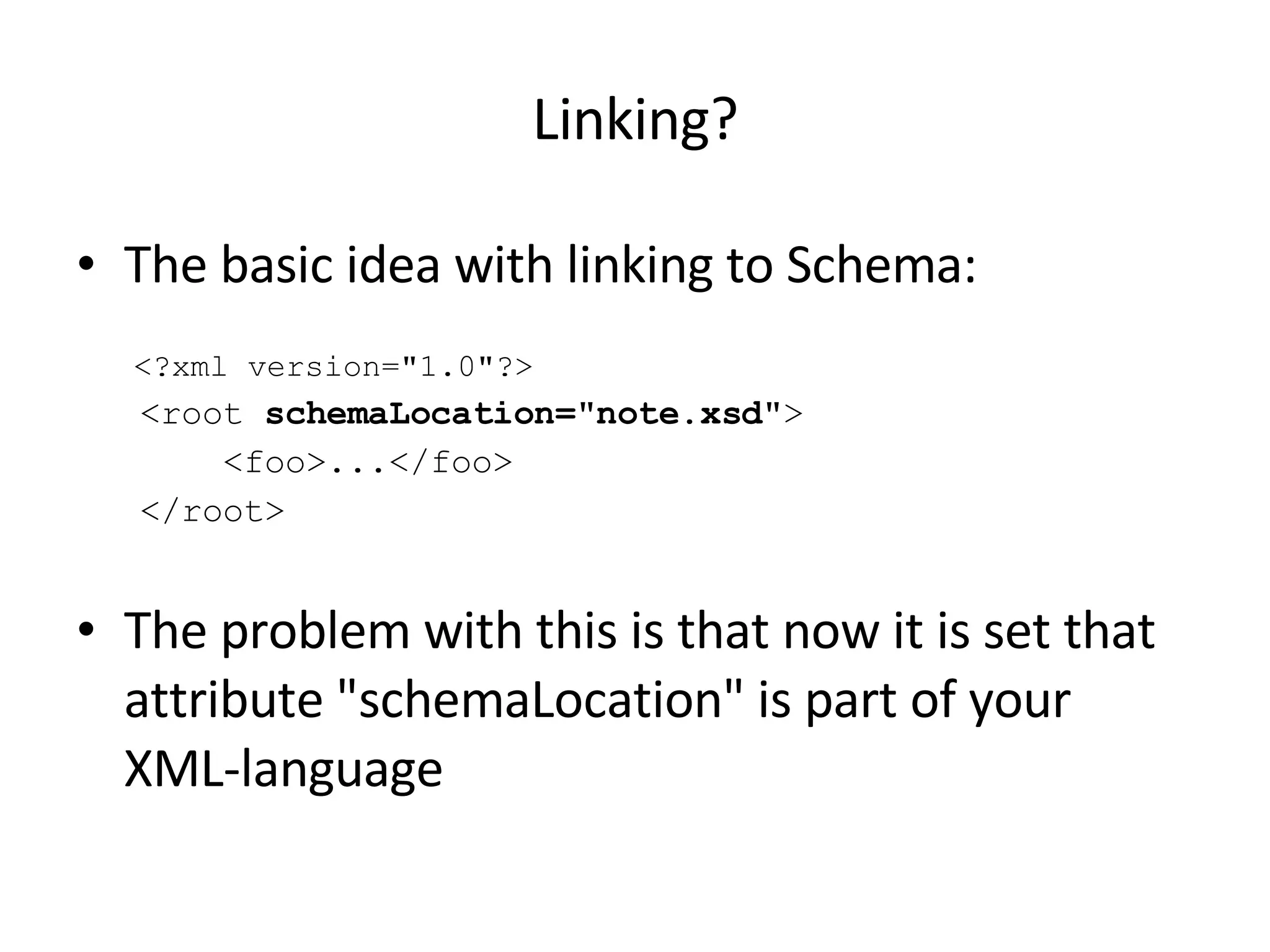 XML Schema (W3C) | PPT