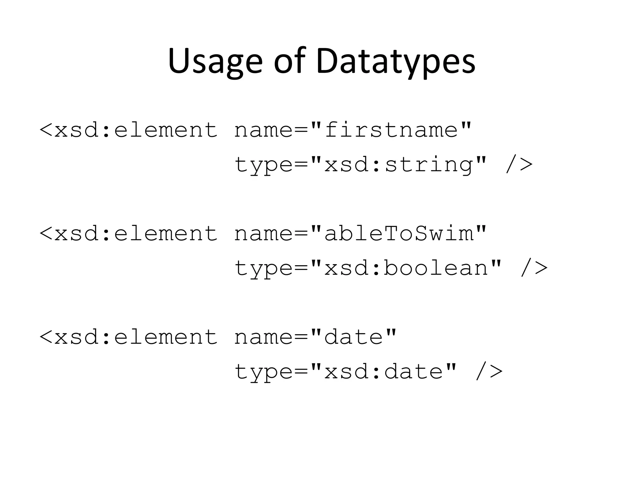 XML Schema (W3C) | PPT