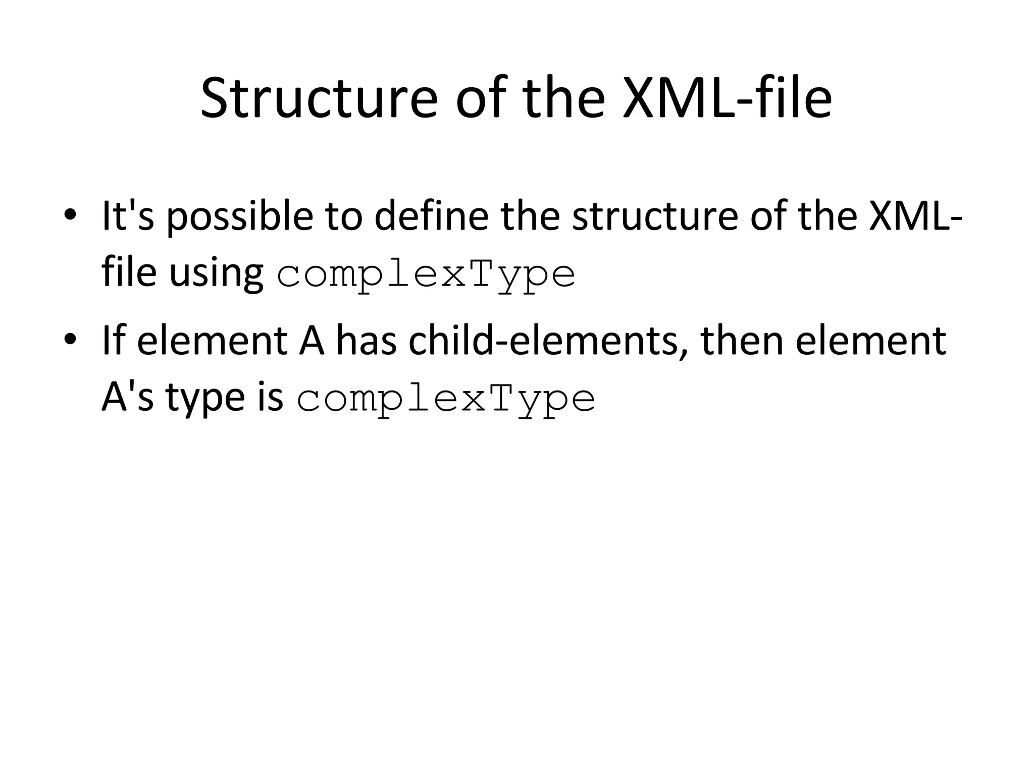 XML Schema (W3C) | PPT