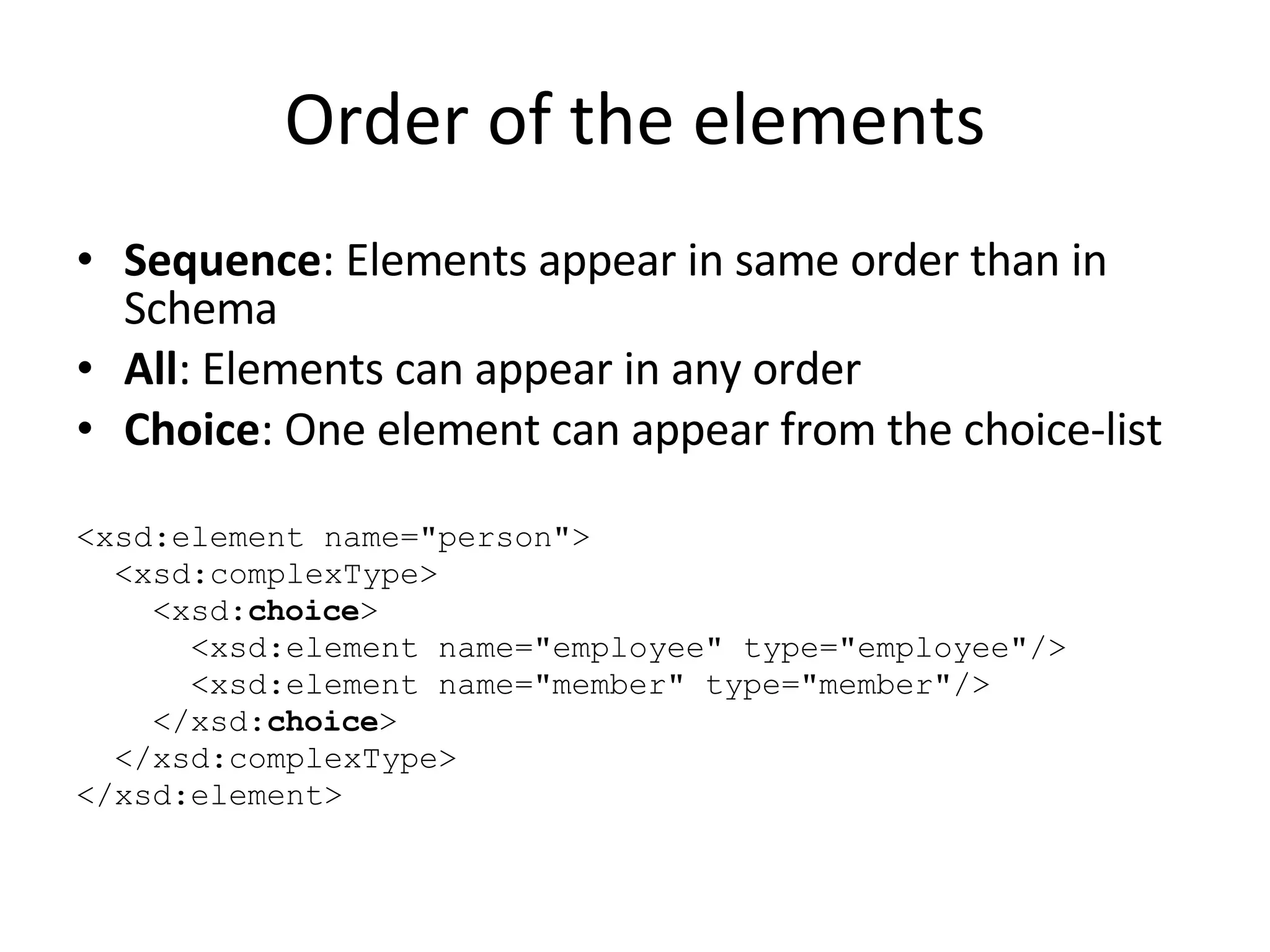 Xml Schema W3c Ppt