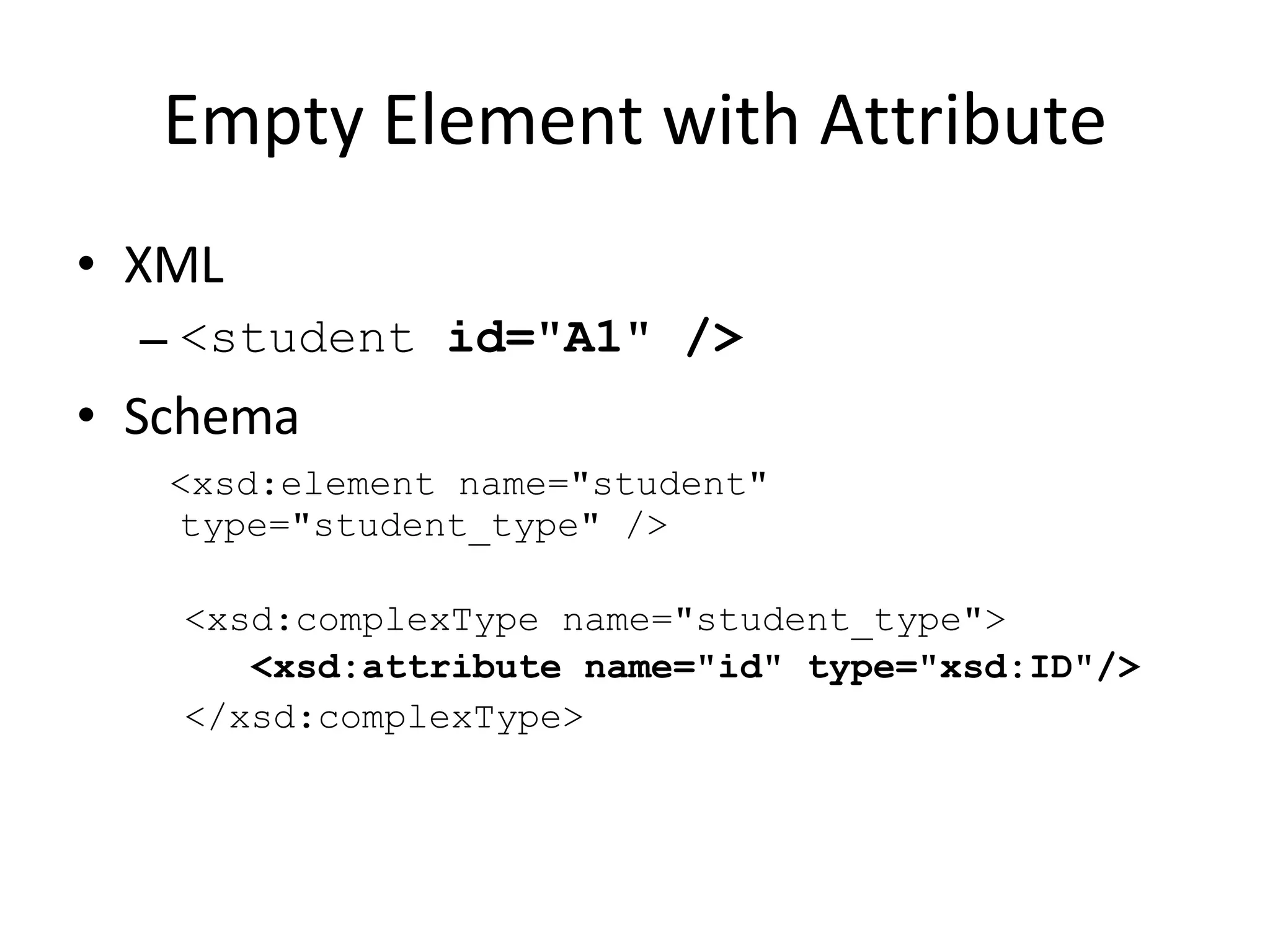 XML Schema (W3C) | PPT