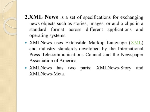 Xml applications | PPTX
