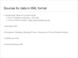 Xml Applications Libraries | PPT