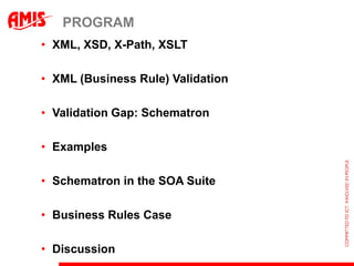 XML Business Rules Validation with Schematron | PPTX