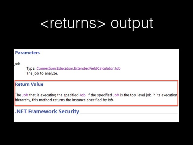 Documenting .NET Code with XML Comments | PPT