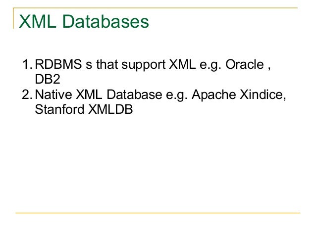 Xml Databases
