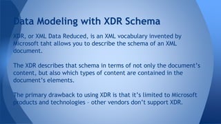 XML - Data Modeling | PPTX