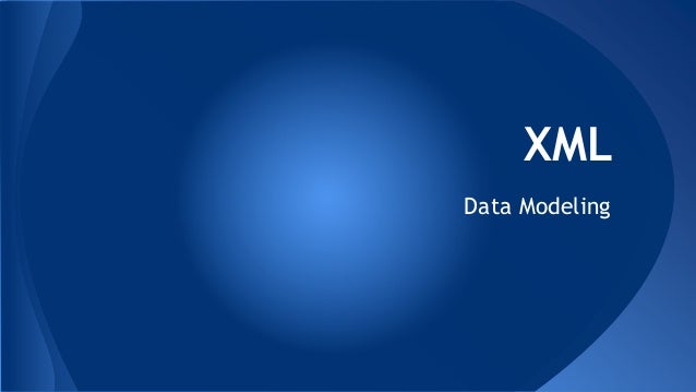 Xml Data Model Example