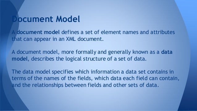 XML Data Modeling XML Data Modeling